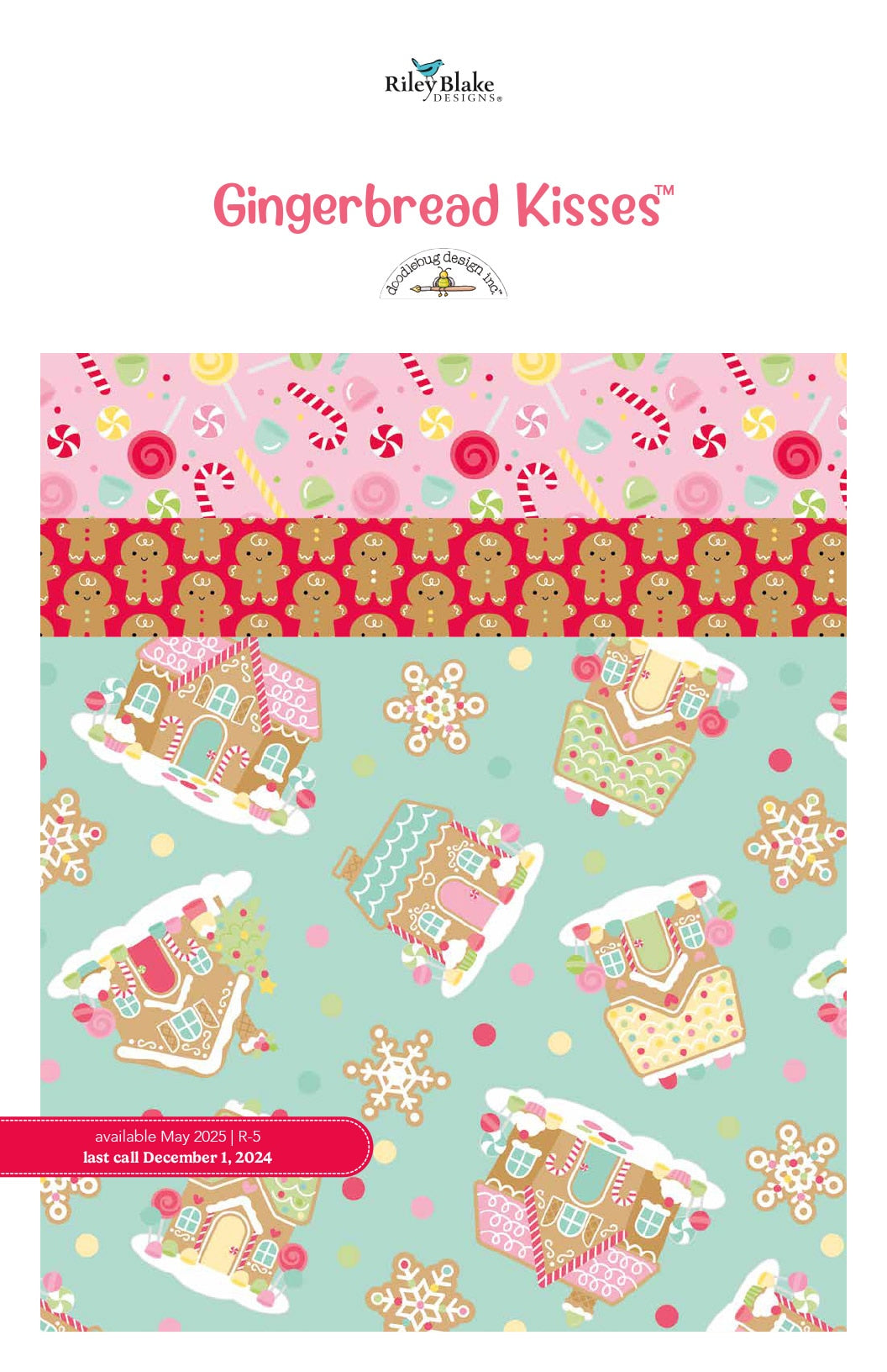 Gingerbread Kisses – Cute Little Fabric Shop