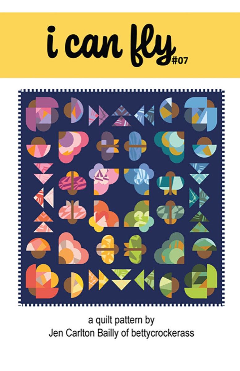 DEAL I Can Fly Quilt PATTERN P198 - Jen Carlton Bailly - Riley Blake D ...