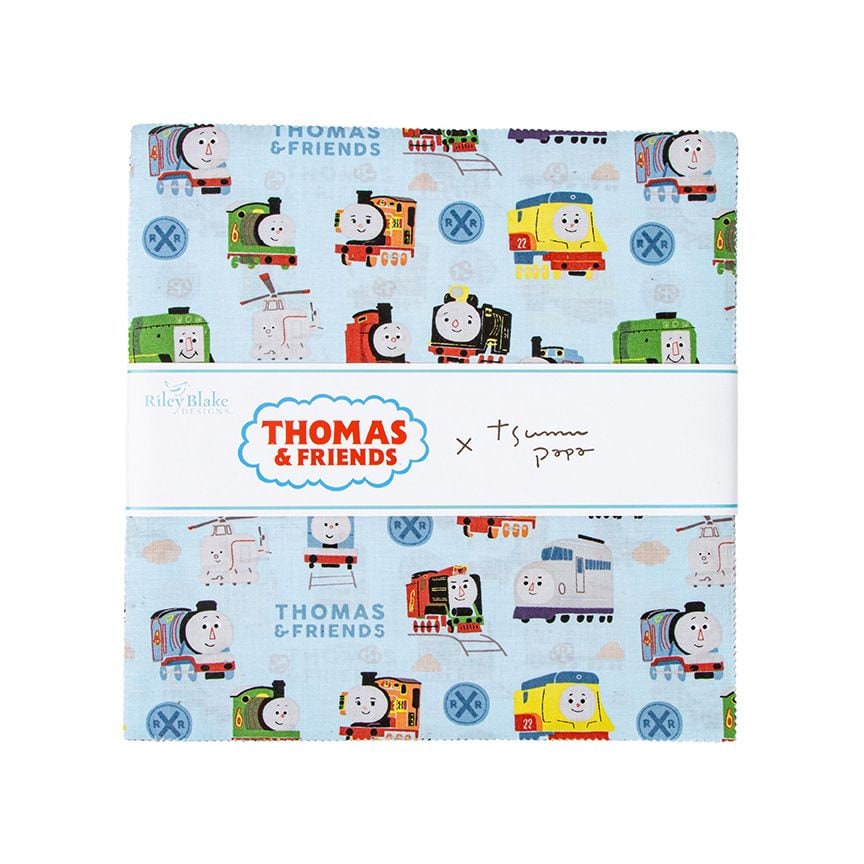 SALE Thomas & Friends™ Sodor Railway 10" Stacker - Riley Blake - 42-pi ...