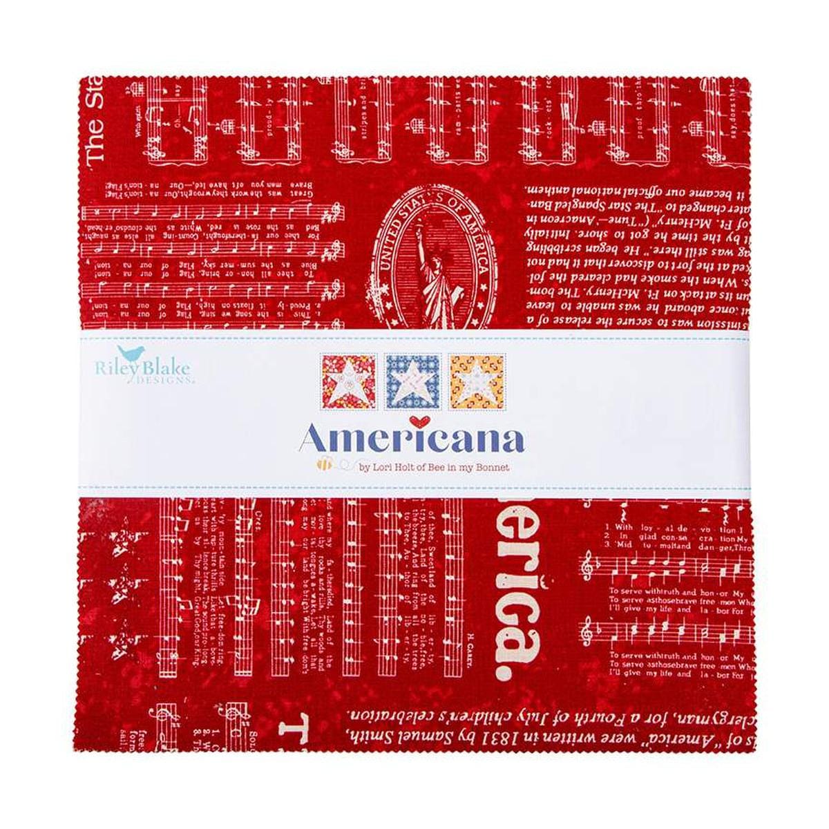 Americana Layer Cake 10" Stacker Bundle - Lori Holt - Riley Blake Desi ...