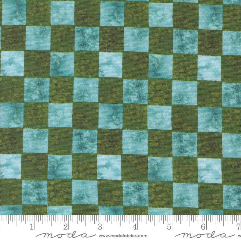 SALE Wanderlust Checks 39848 Lagoon - Moda Fabrics - Plaid PRINTED Gin ...