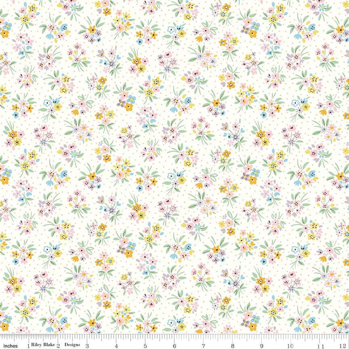 Heirloom Spring 016673102A Beatrice Bouquet A - Riley Blake - Flowers ...