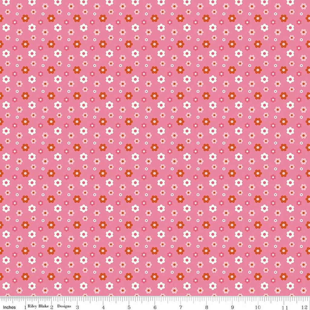 Patchwork Floral C17241 Pink - Riley Blake Designs - Flowers Blossoms ...
