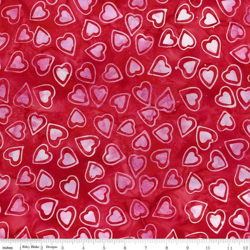 Expressions Batiks Love Punch BT23492 Red Candy Riot - Riley Blake Des ...