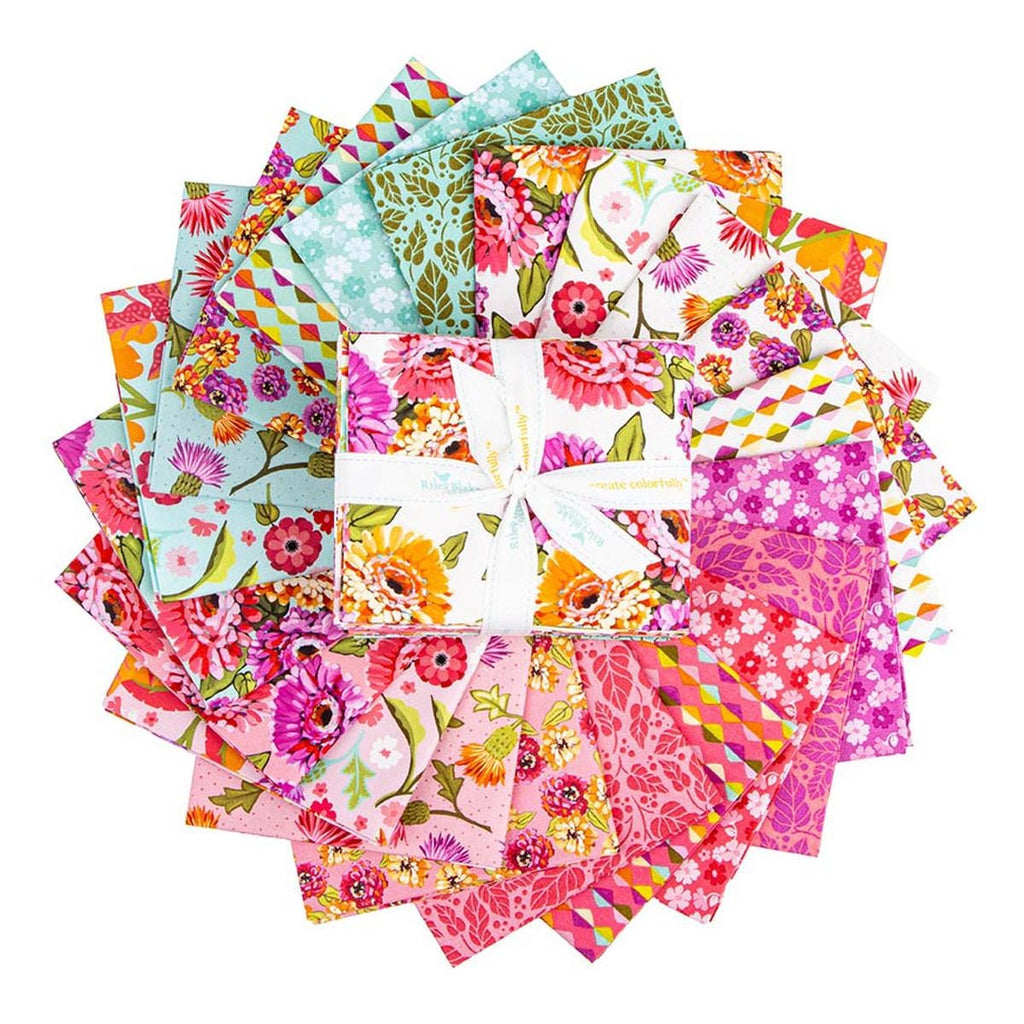 SALE Zinnias Fat Quarter Bundle 21 pieces FQ-16690-21 - Riley Blake De ...