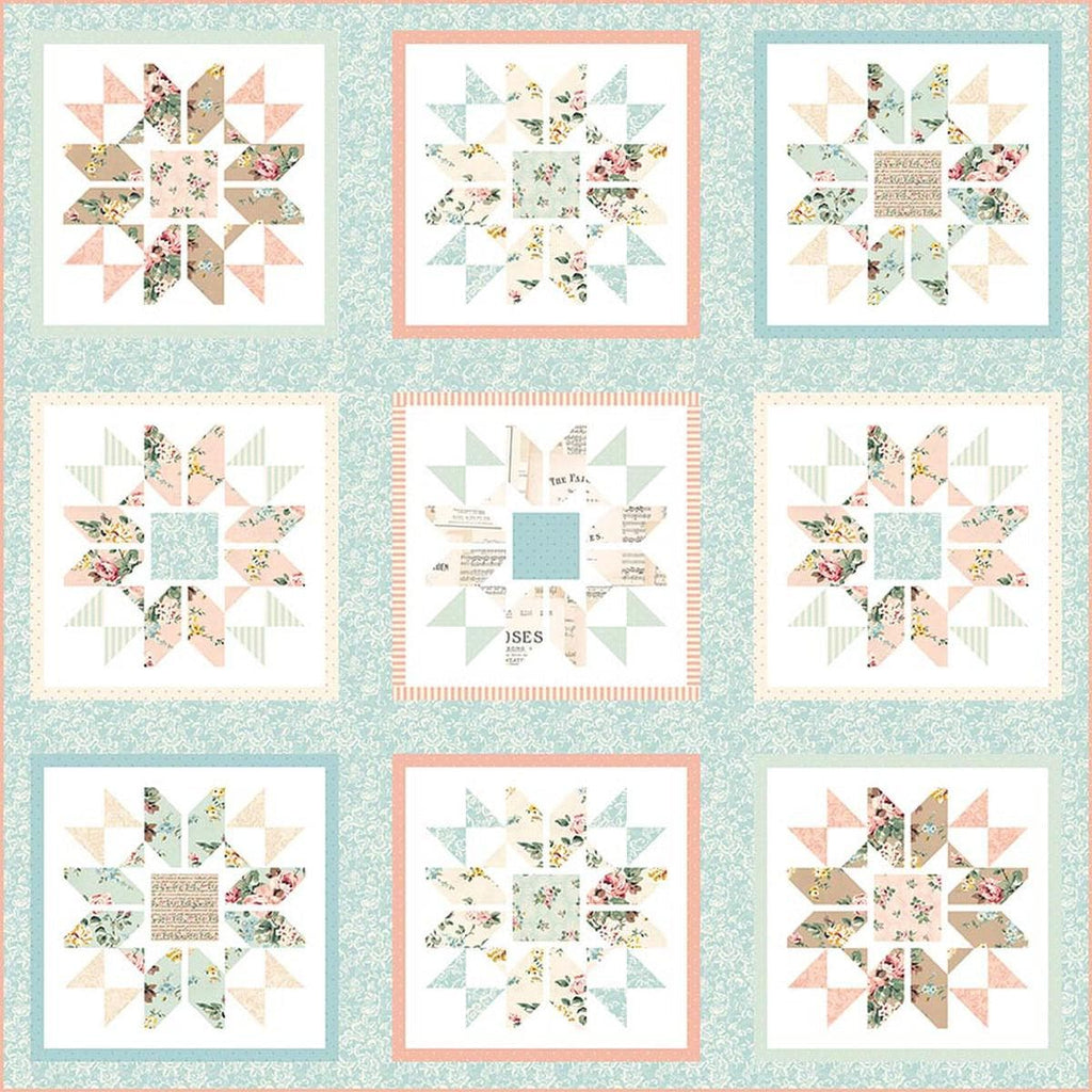 Flowering Bouquet Quilt PATTERN P185 - The Whimsical Workshop - Riley ...