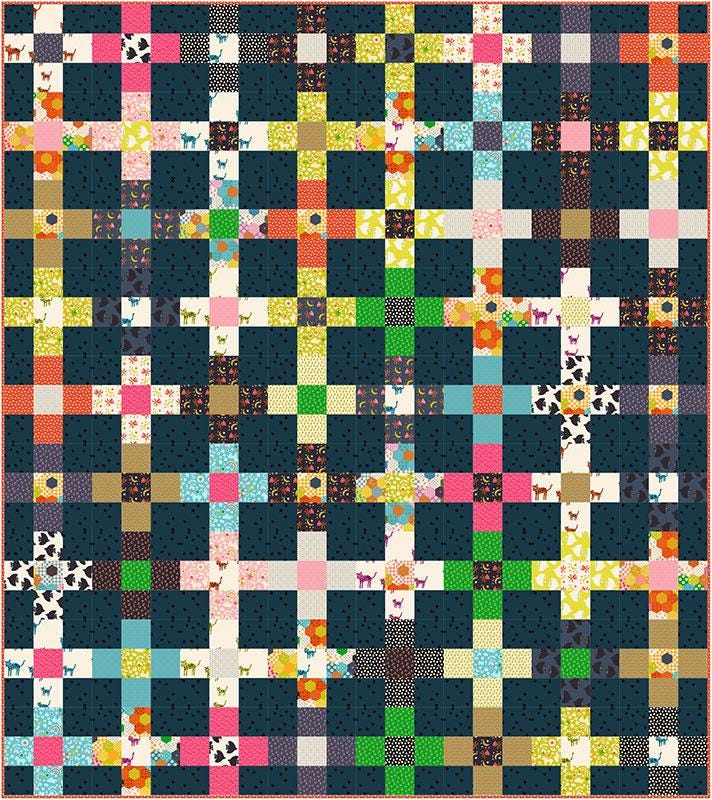 Josie's Patch Quilt PATTERN CKQ-2417 by Sarah Sumbera - Catnap - Moda ...