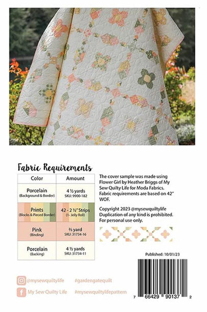 SALE Garden Gate Quilt PATTERN P254 by My Sew Quilty Life - Riley Blak ...