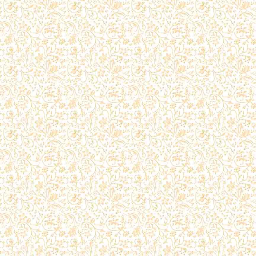 SALE Poultry In Motion Vine Scroll 30847 Tan A - - QT Fabrics - Floral ...