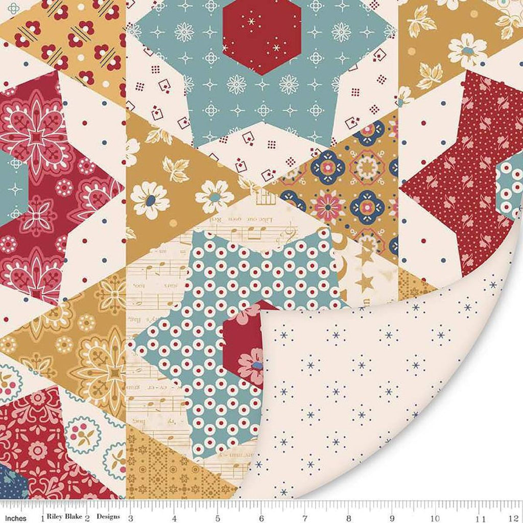 SALE Double Lush Velvet Americana Stars LV16571 - Riley Blake Designs ...